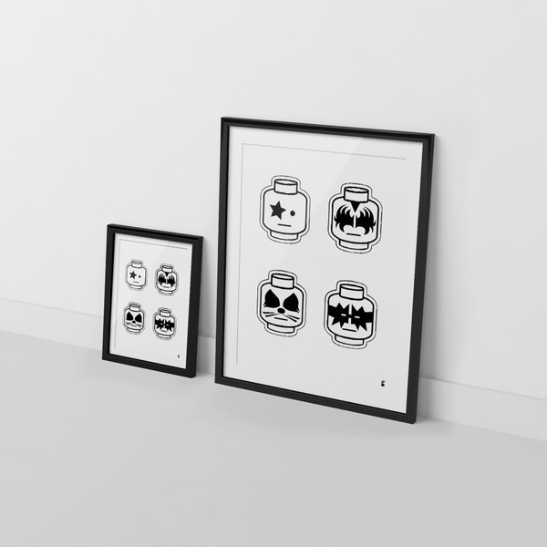 Kiss Lego Poster – Gulp AS - Barneklær